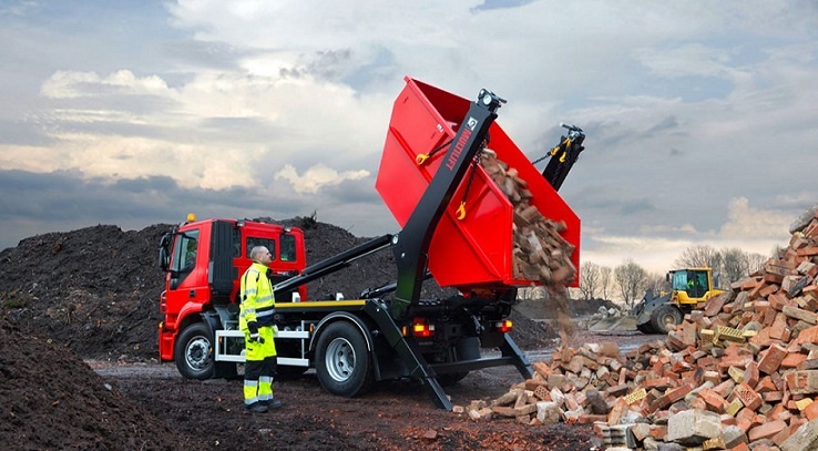 HIAB Remote Control Skip Loaders